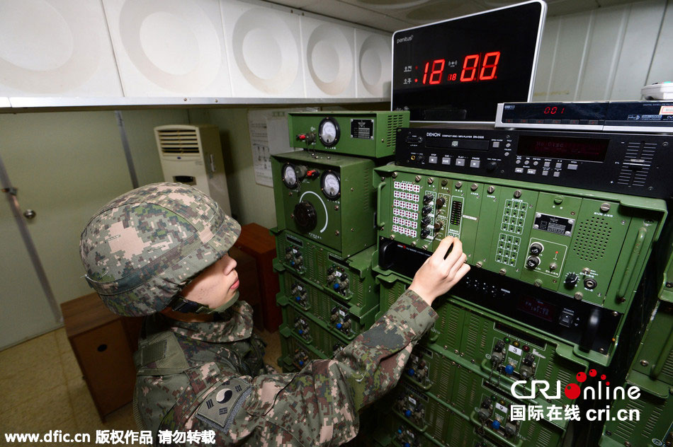 韩重启11处扩音器设施 对朝警戒升至最高(高清组图)-国际在线