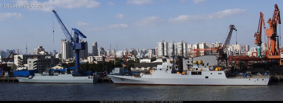 中国产C28A护卫舰首射反舰导弹(组图)-国际在线