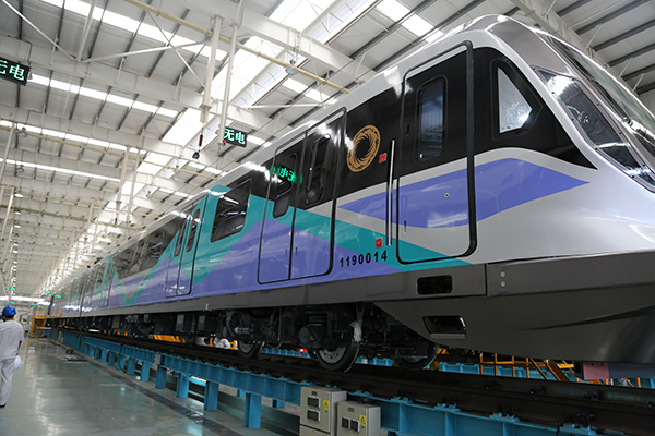 First Train of Chengdu Rail Transit Line 19 Phase II Unveiled with a ...
