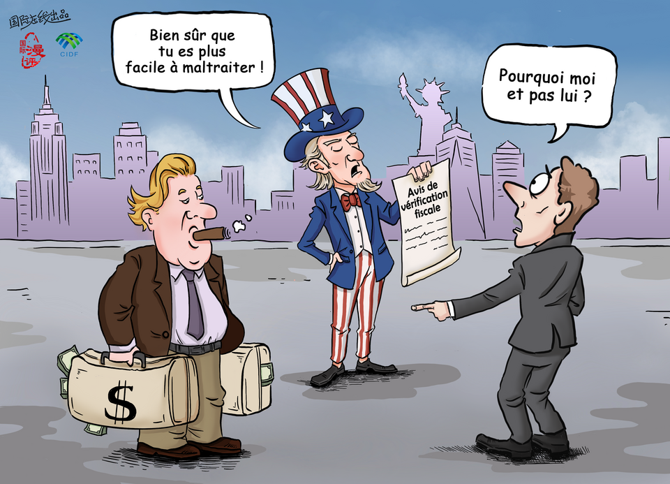 【Actualité en caricatures】« Parce que tu es plus facile à maltraiter ...